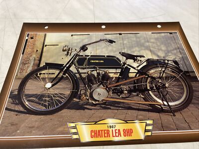 Chater Lea 8HP 1907 Motorcycle Passion Collection Atlas | eBay