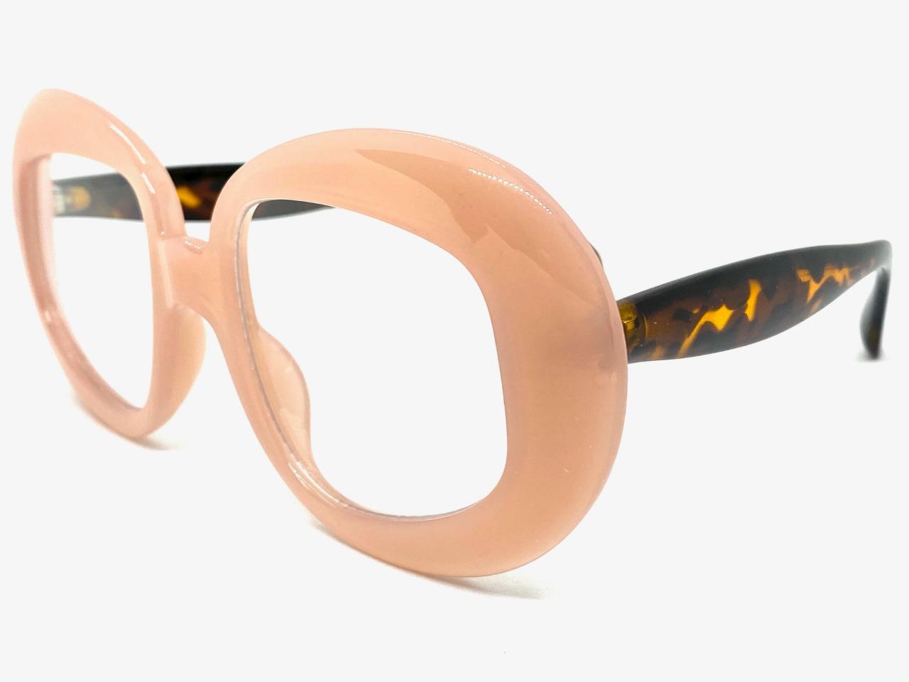 Oversized Vintage Retro Style Clear Lens EYE GLASSES Large Big Round ...