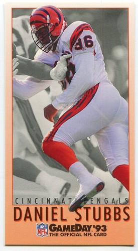 1993 GameDay #333 Daniel Stubbs Cincinnati Bengals | eBay
