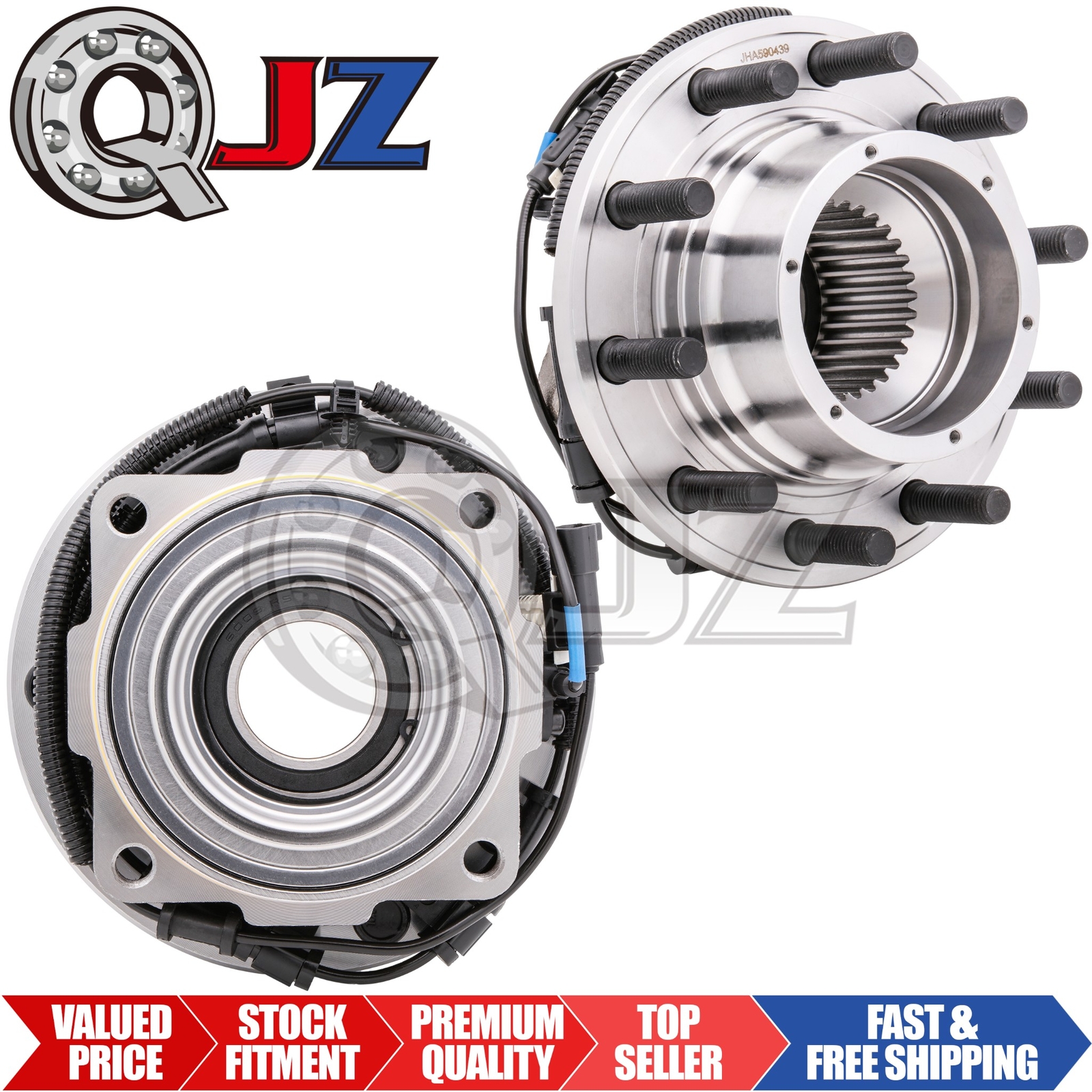 [FRONT(Qty.2)] Wheel Hub For 2011-2016 Ford F-550 4x4 Super Duty Cab ...