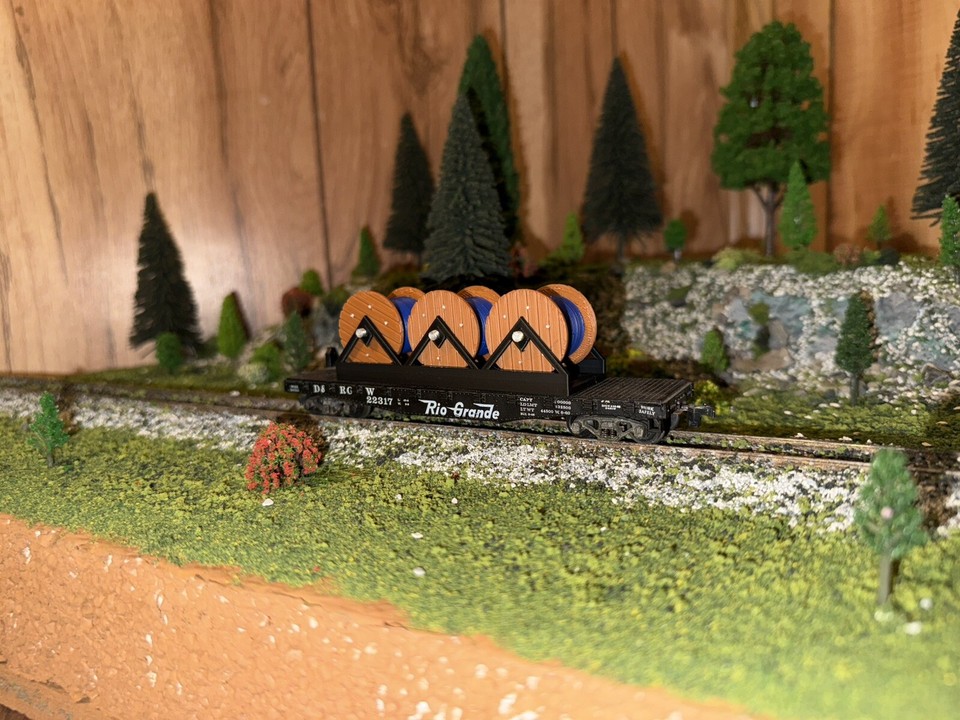 1:87 HO Scale Blue Wire Spool Load/Decor | eBay