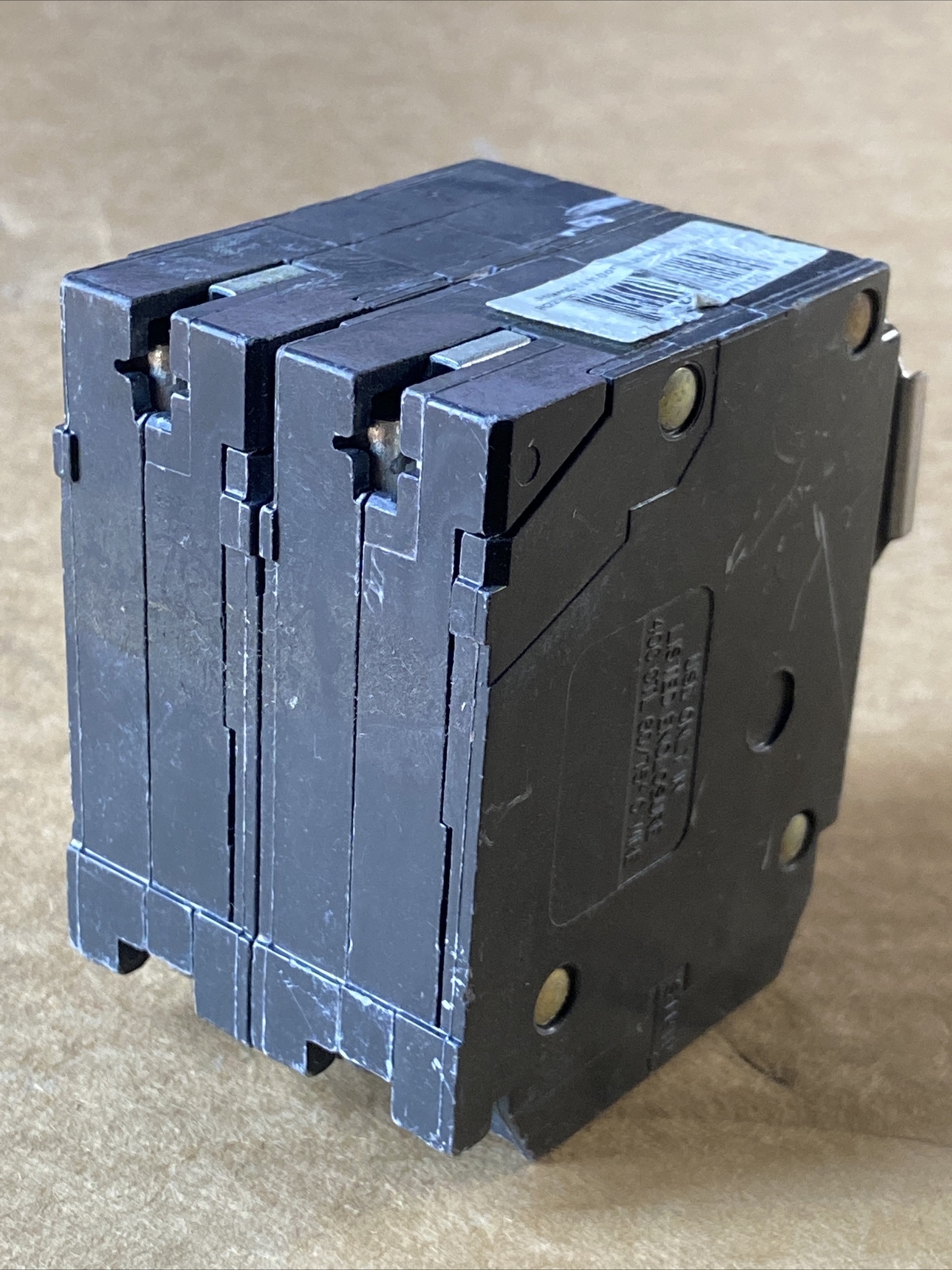 Eaton BQ250250 50Amp/50Amp Double Pole Independent Trip Quadplex ...