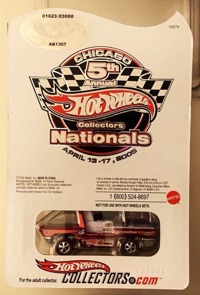 Hot Wheels 5th Annual Nationals RLC Tow Truck # 1623/3000 "Snake" | eBay