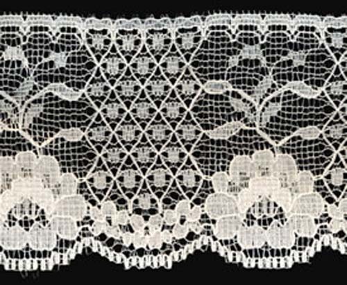 Ivory Polyester Cotton Blend flat Lace Trim 2" (10 yards) | eBay