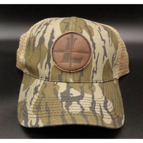 Leupold Men's Snapback Mesh Back Camo Hat Big Patch Logo Scope Optics ...