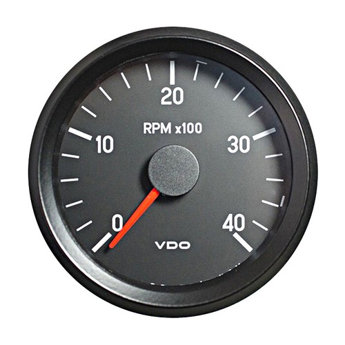 VDO Rev-Counter Tachometer Gauge 4000 RPM 80mm 3.1" 24V 333-045-002G | eBay
