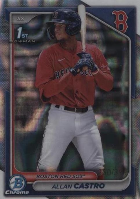 2024 Bowman - Chrome Prospects Allan Castro #BCP-14 Lava Refractor /399 ...
