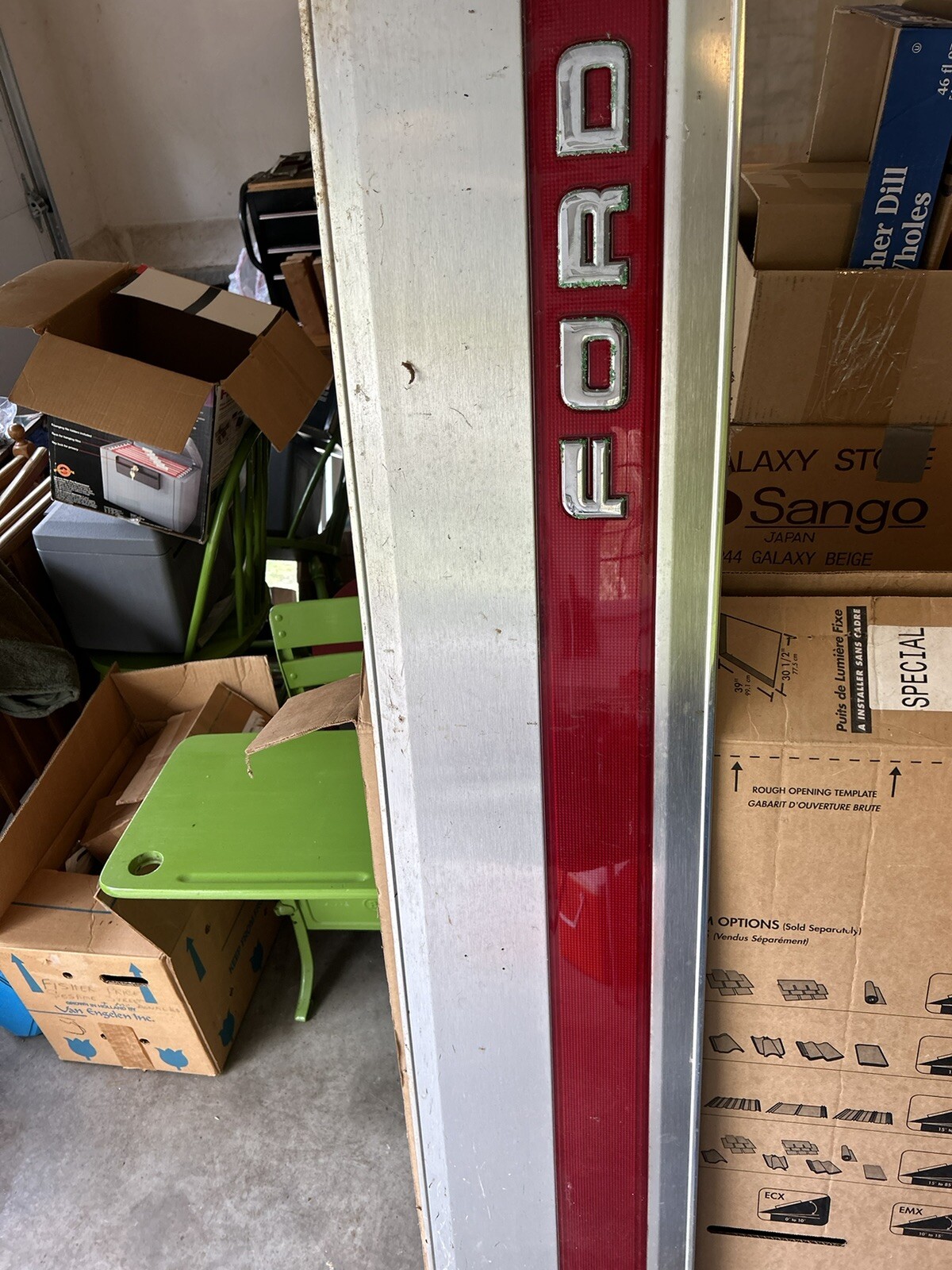 87-96 Ford F150 Tailgate Trim Finish Panel Back Molding Reflector | eBay