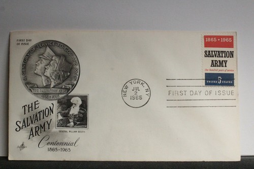 USPS First Day Issue #1267 – 1965 5c Salvation Army ST1243 | eBay