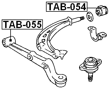 Front Arm Bushing Fits Toyota 48655-28010 | eBay Australia