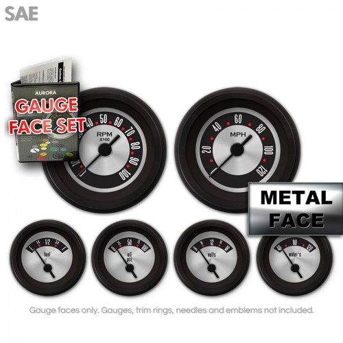 Gauge Face Set - SAE American Retro Rodder III Street Set Fast Race ...