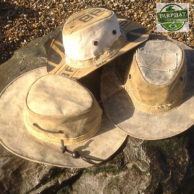 Tarp Hat 6 SIZES GREAT FIT - Get that aged look with style - Amazon ...