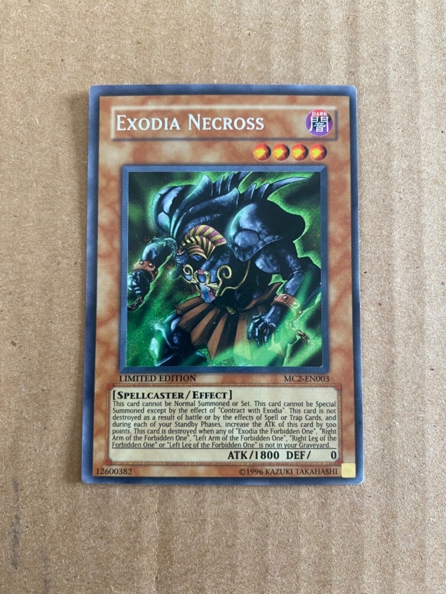 Yugioh Exodia Necross Mc2en003 Limited Edition Secret MC2 EN003 EXODIA