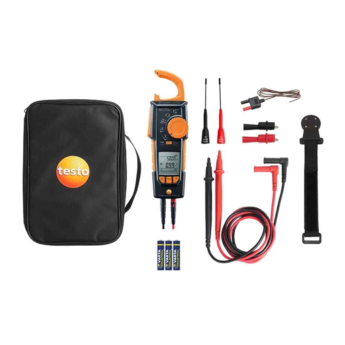 Testo 770-3 Premium Kit TRMS AC/DC Clamp Meter Kit with Type-K Probe | eBay