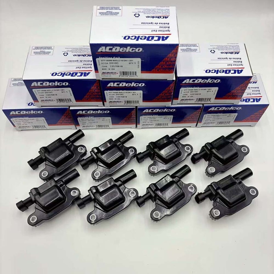 8 Pack OEM Ignition Coil For 05-20 Chevrolet UF413 12570616 BSC1511 ...
