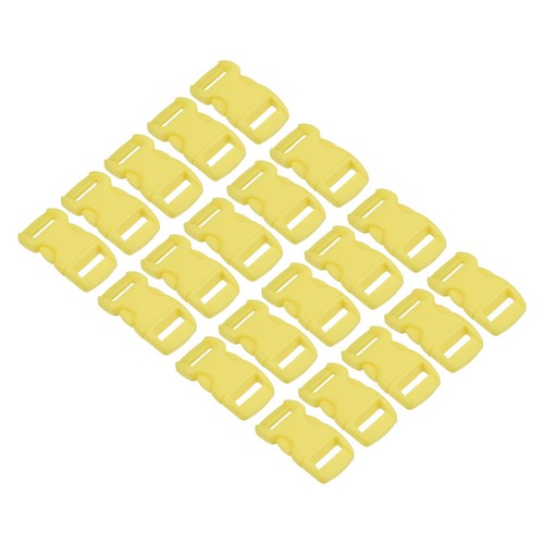Plastic Buckles 20 Pack Quick Side Release Clips Yellow 11mm ...