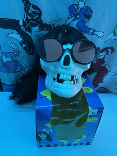 VTG Cool Ghoul Talking Skull Hair Sunglasses Fun World 90s Halloween ...