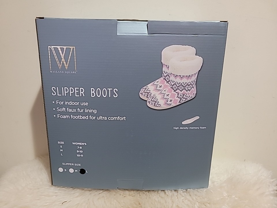Wayland Square Slipper Boots - Size Large Women's 10-11- Pink - New | eBay