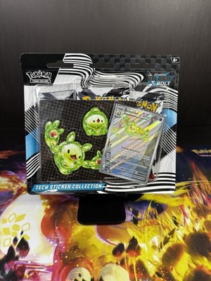 Pokemon TCG Scarlet Violet Black Bolt Tech Sticker Collection 3-Pack ...