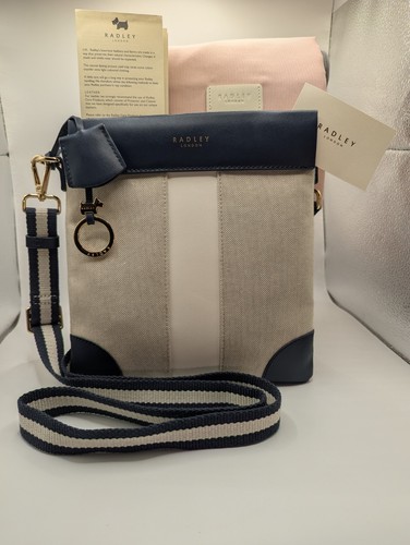 Radley London Nautical Navy Crossbody Bag With Dust Bag! Scottish ...
