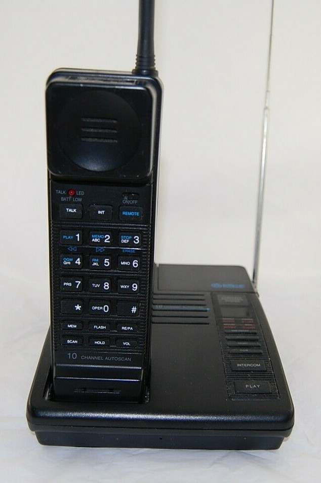 BellSouth Cordless Telephone Answering System Microcassette 10 Channel ...