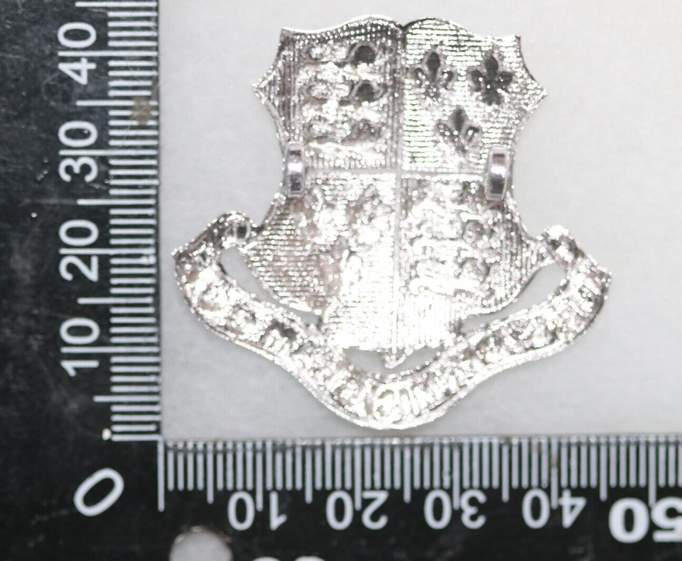 ORIGINAL BRITISH ARMY ANODISED CAP BADGE KES BIRMINGHAM CCF CADET FORCE ...