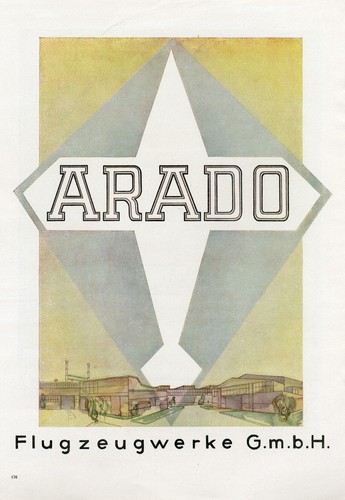 Arado Flugzeugwerke XL advertisement 1943 Rostock Warnemünde aircraft ...