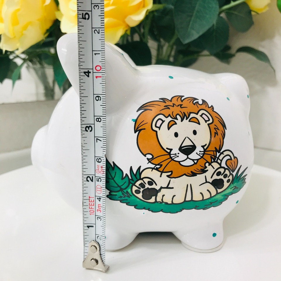 Gift Giant Animal Piggy Bank Money Cash Coins Savings Zoo Lion Tigger ...