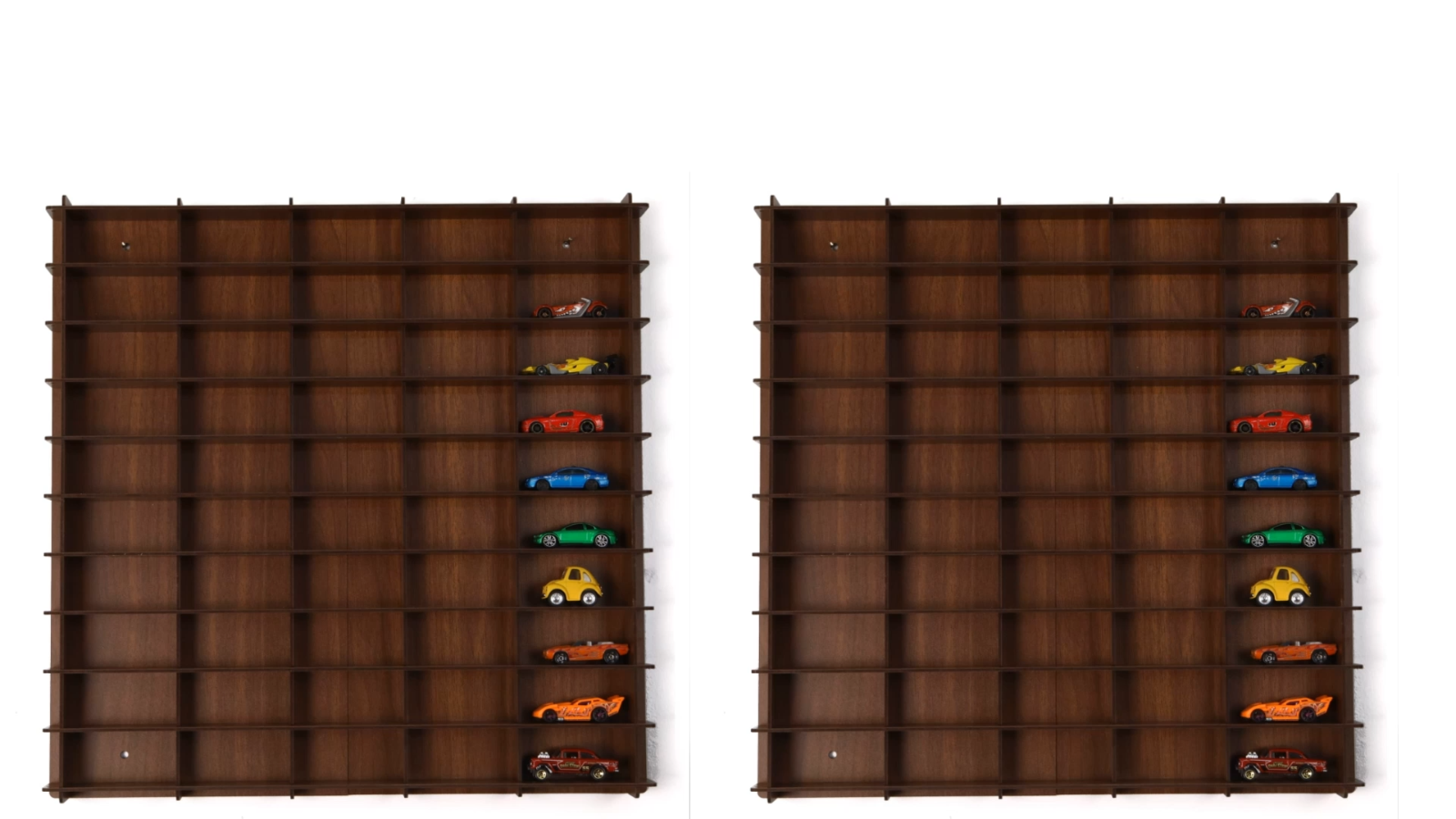 1:64Toy Car Wall Shelf, Hotwheels, Matchbox Compatible Display Case for ...