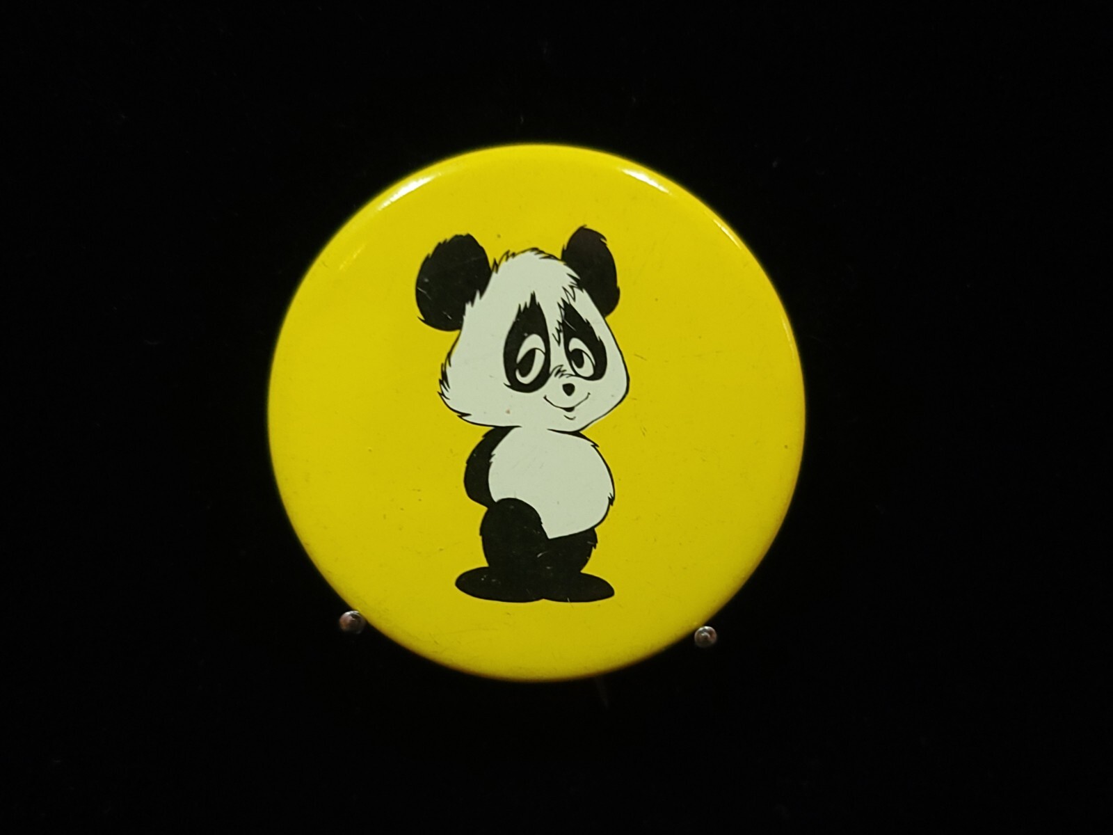 Vintage 1972 Paula & Co Pinback Button Smug Panda Bear Cub Character ...