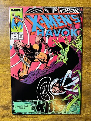 MARVEL COMICS PRESENTS 29 NEWSSTAND WOLVERINE HAVOK MARVEL COMICS 1989 ...