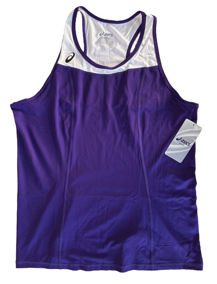 ASICS Women's Chaser Shimmel Tank Top Performance Racerback Size 2XL ...