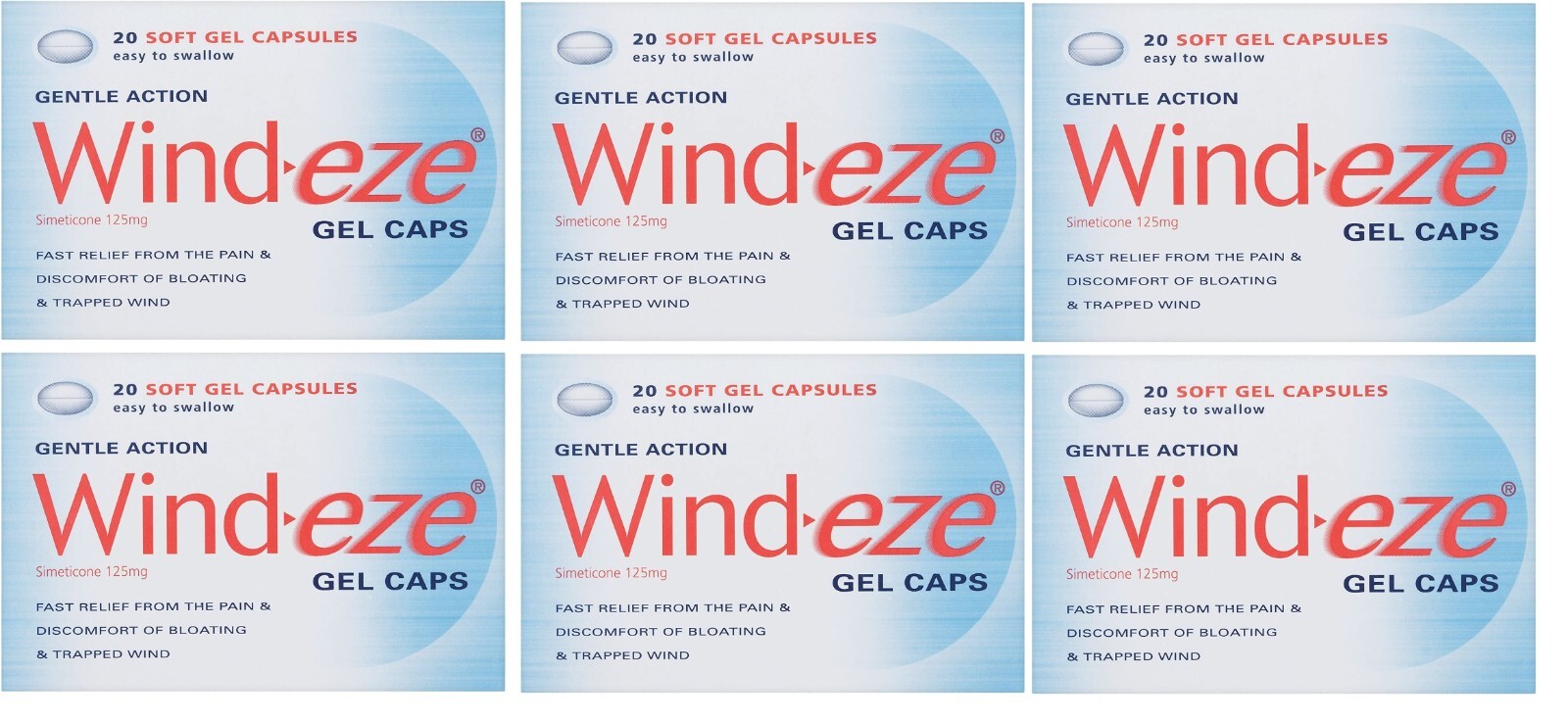 Wind-eze Buy Pain Relief Gel Capsule - 20 Capsules- Choose Pack | eBay UK