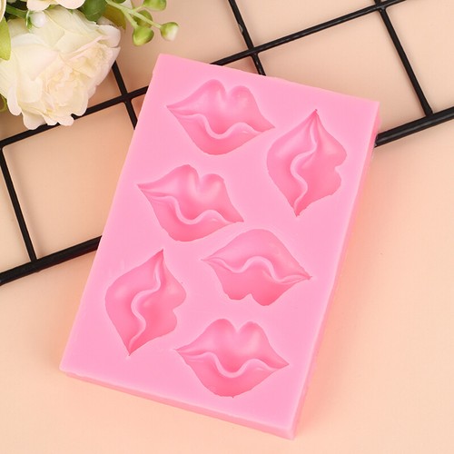 Lips Red Lip Flip Sugar Silicone Mold Cake Decoration DIY Kitchen ...