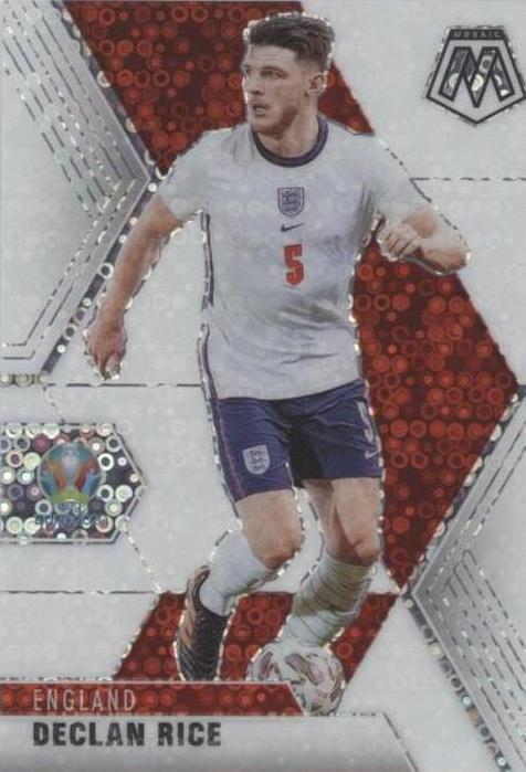 2021 Panini Mosaic UEFA Euro 2020 - Declan Rice #107 White Circles ...