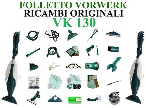 Spare Parts Filter Bags Motor Board Brush ORIGINAL Vorwerk VK130 | eBay