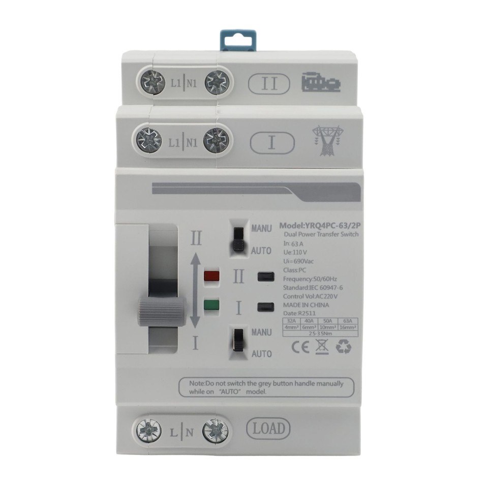 Power Transfer Switch Power Outage Management Under-voltage Protection ...
