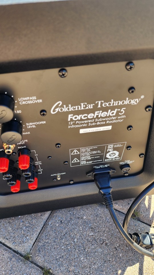 GoldenEar ForceField 5 Powered Subwoofer Speaker | eBay