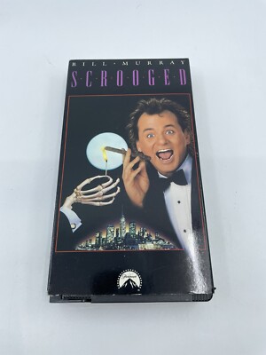 Scrooged VHS 1997 Bill Murray Christmas Cult Classic Movie Comedy ...