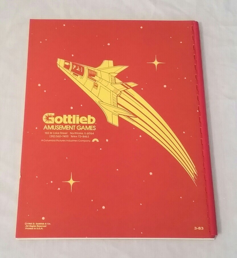 Gottlieb Super Orbit Pinball Machine Original Manual & Schematics NOS ...