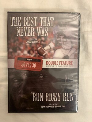 ESPN Films 30 for 30 The Best That Never Was & Run Ricky Run double ...