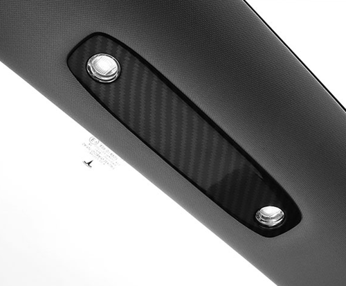 ABS Carbon Fiber Top Reading Light Lamp Cover Trim For Tesla Model 3/Y ...