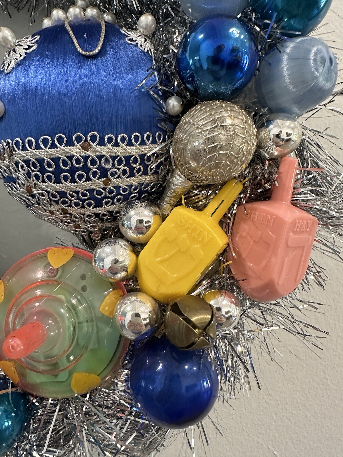 Handmade Hanukkah Holiday Ornament Wreath Vintage-Kitsch | eBay