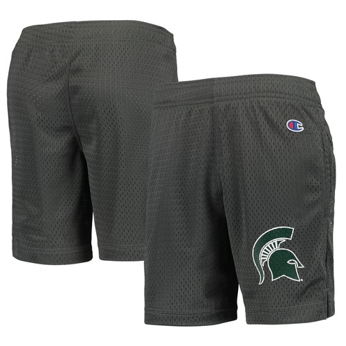 Youth Champion Charcoal Michigan State Spartans Classic Mesh Shorts | eBay