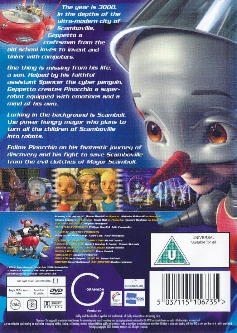 Pinocchio 3000 K (DVD, 2005) for sale online | eBay UK