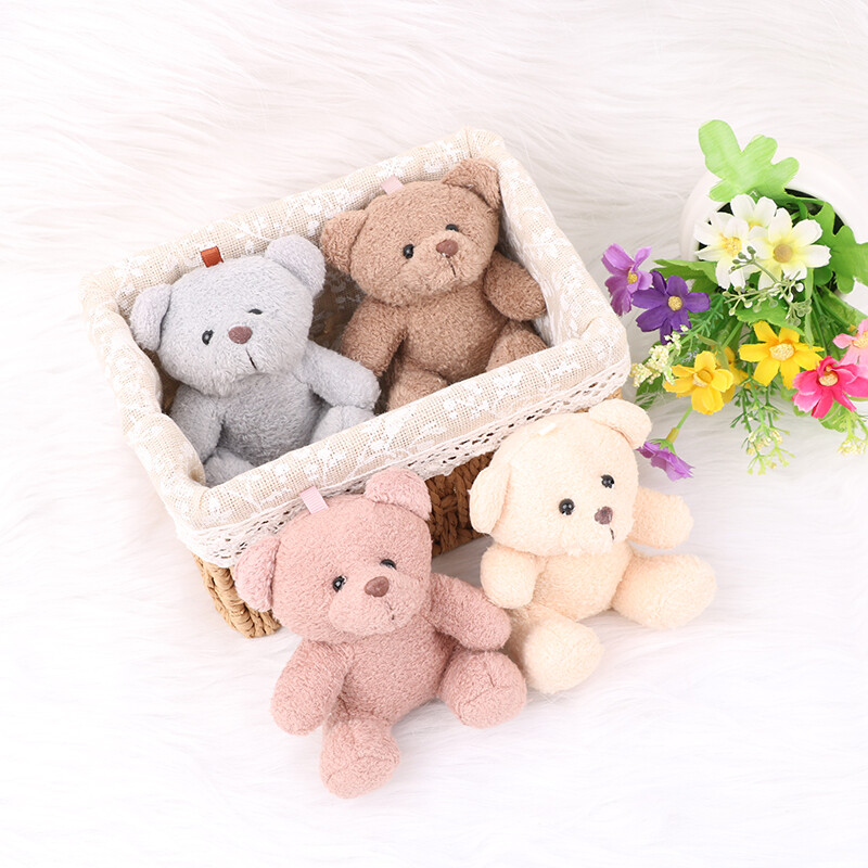 1Pcs 10cm Cute Teddy Bear Dolls Patch Bear Soft Stuffed Toy Bear ...