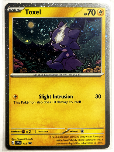 Toxel 119 | Holo Foil Black Star Promo | eBay