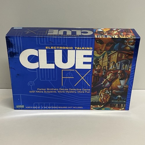 2003 Parker Brothers CLUE FX Electronic Talking Board Game WORKS! *READ ...