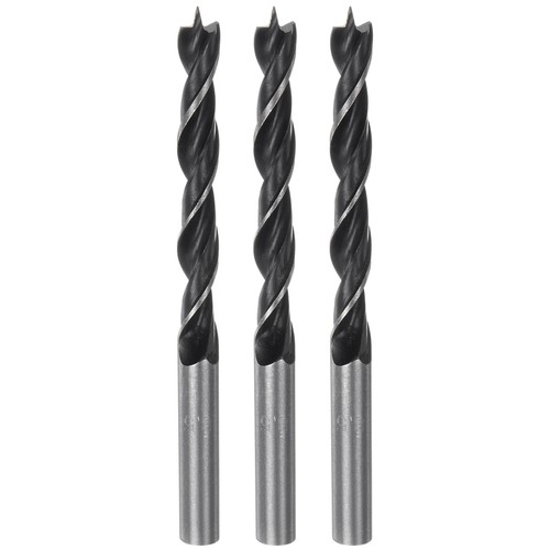 3pcs Brad Point Drill Bits Dia 8.5mm(21/64") Steel Round Shank Drill | eBay
