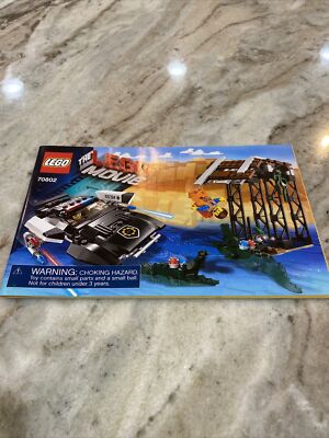 LEGO Bad Cop's Pursuit 70802 Instruction manual Only The Lego Movie | eBay